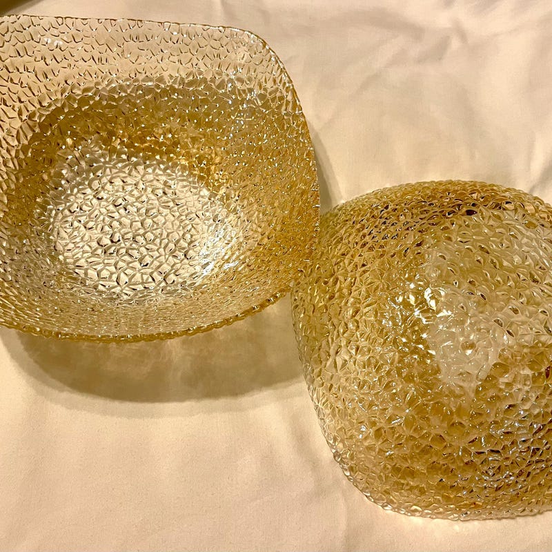 Amber Textured Glass - Etsy