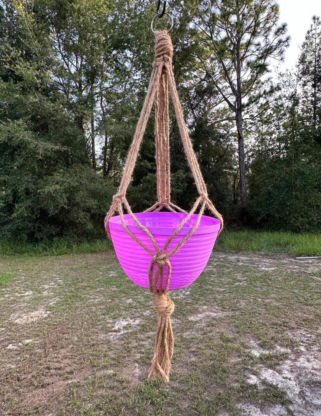 Nice Knotty Jute Plant Hanger New - Etsy