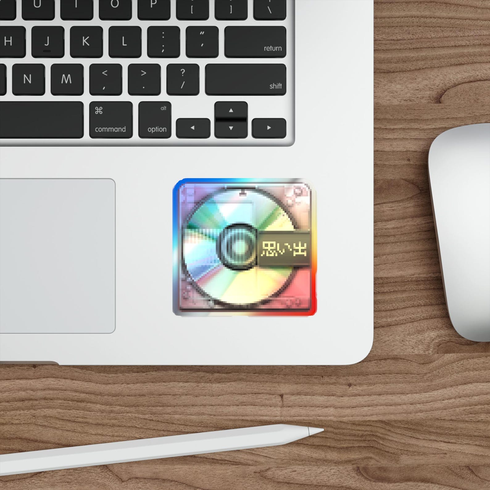 Mini Disc Holographic Pixel Art Sticker. Art by Pixellator. - Etsy