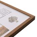 Wooden Collage Multi Photo Frame Real Wood Picture Frame Dark Wood ...