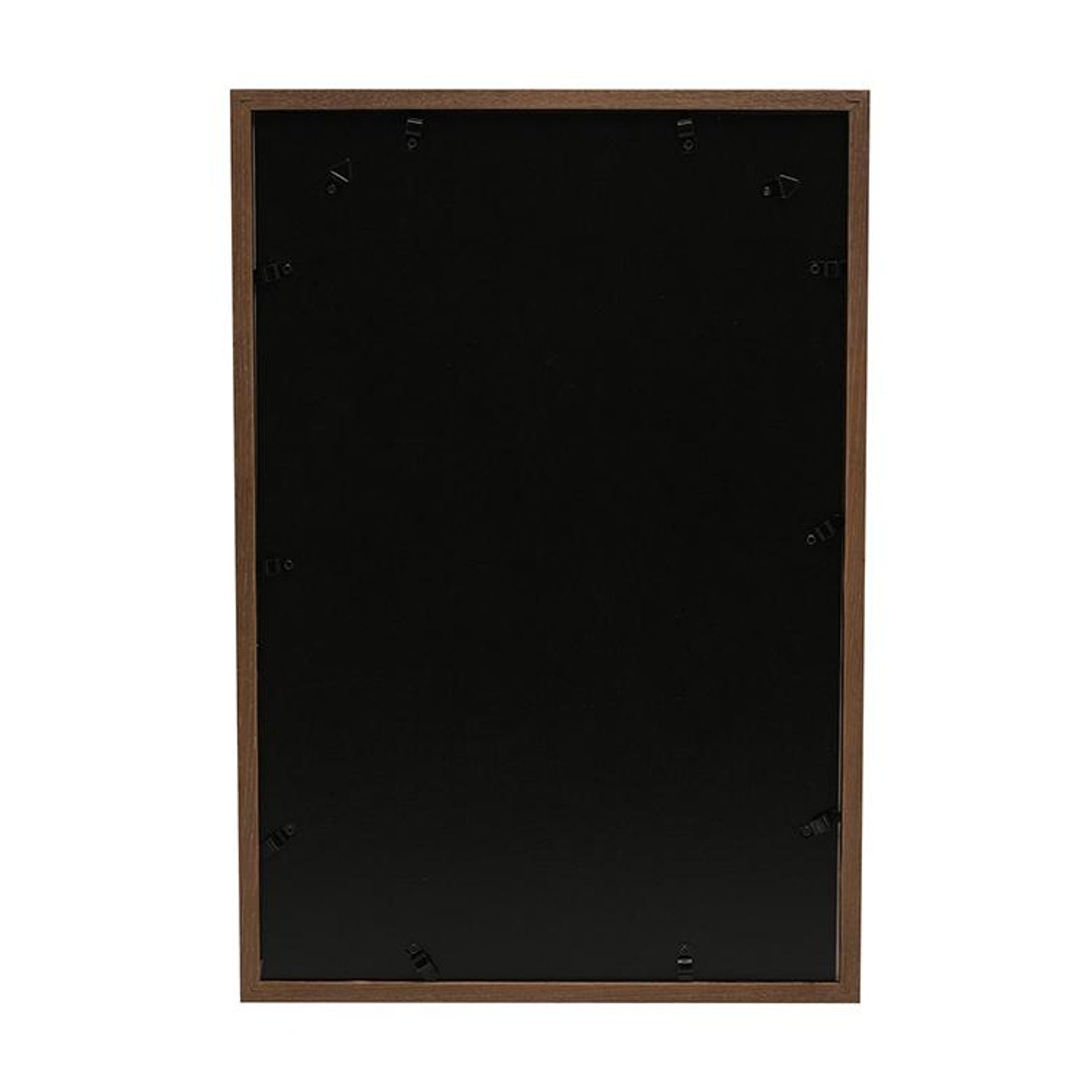 Wooden Collage Multi Photo Frame Real Wood Picture Frame Dark Wood ...