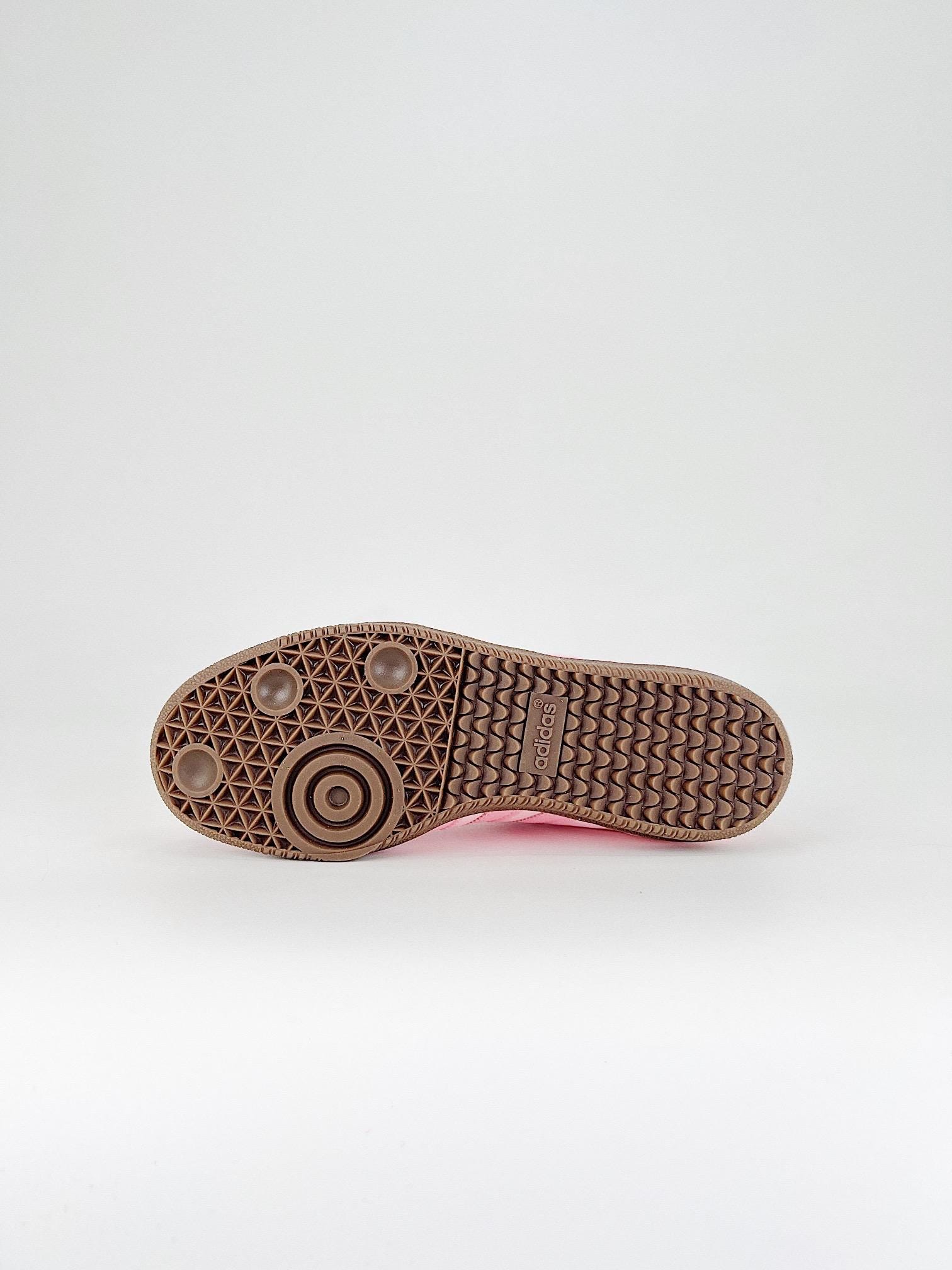 Custom Samba Sneakers, Custom Pink Color Shoes Hand-painted Pattern ...