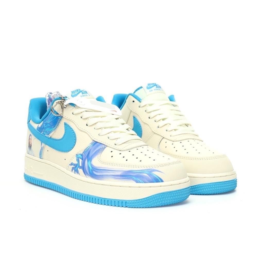 Custom Air Force Sneakers Air Force 1 AF1 Anime AO BING Logo Made ...