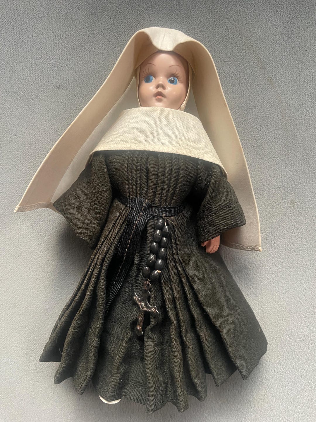 Vintage Plastic Figures Nun Catholic Sister Religious Doll Sleepy Eye ...