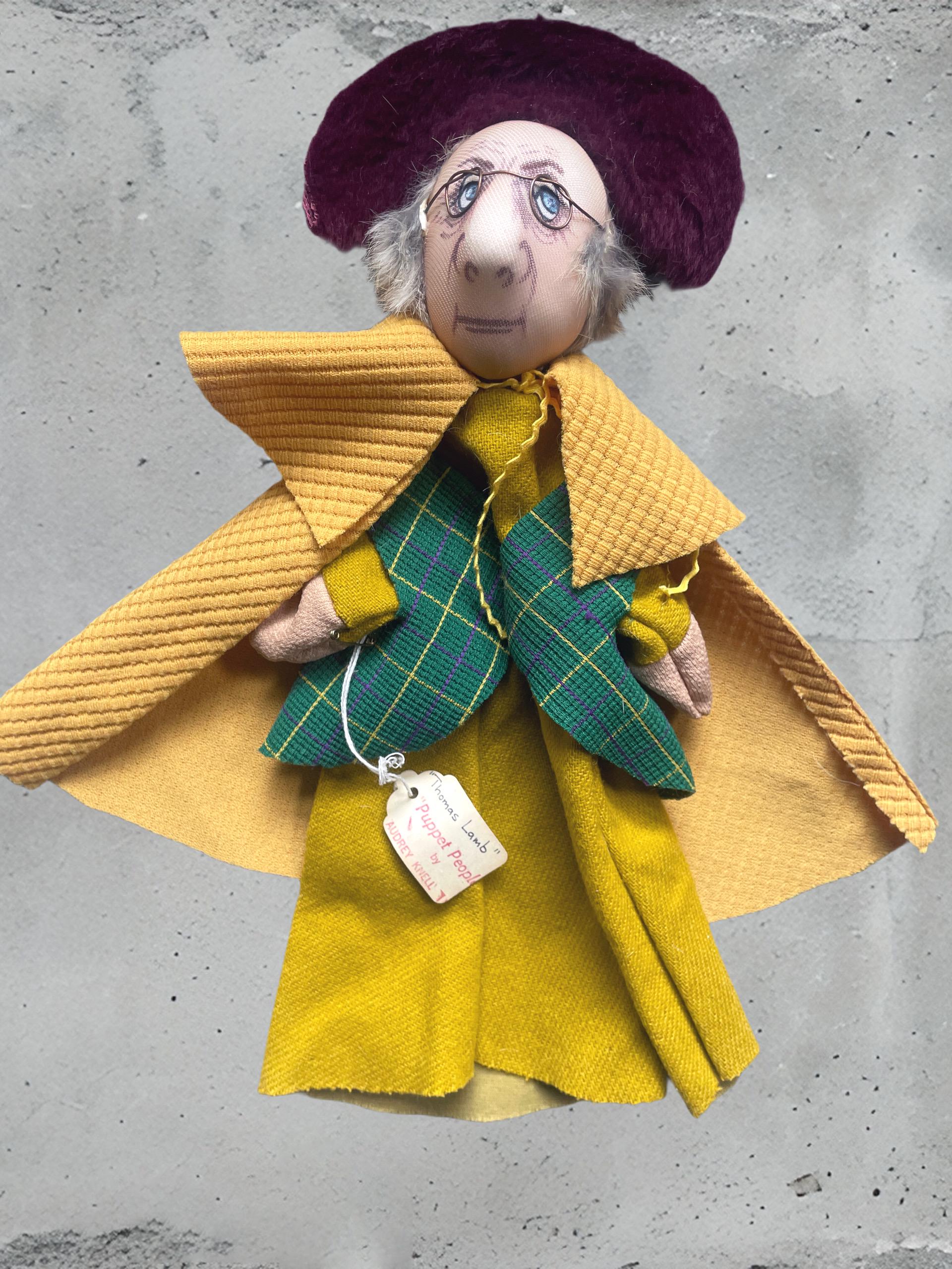 Vintage Puppet People Hand Puppet by Audrey Knell of Thomas Lamb - Etsy
