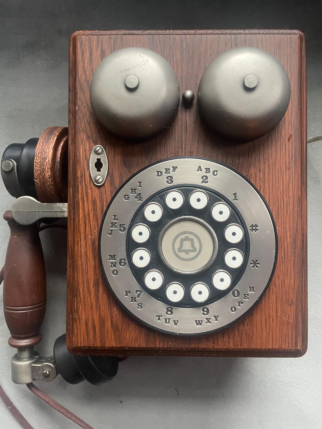 Western Electric Vintage Wood Wall Phone Rotary Dial 70s 80s (untested ...