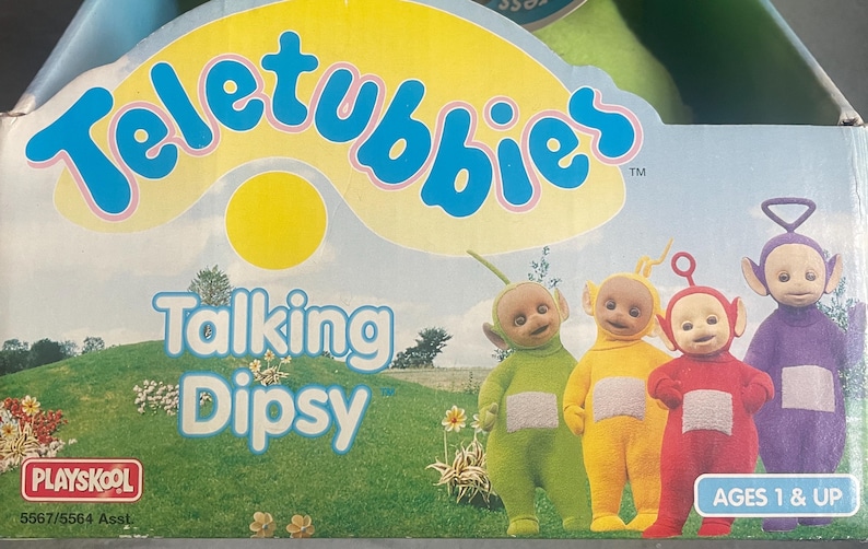 Vintage 1998 Playskool Green Teletubbies Talking Dipsy Plush - Etsy