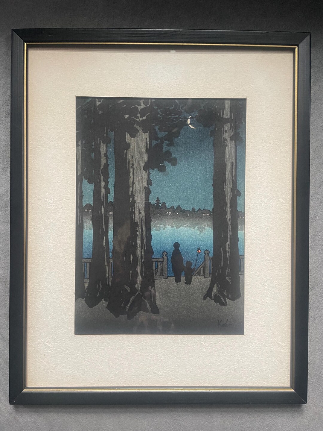Vintage Japanese Artist KOHO SHODA Woodblock PRINTS “lake Biwa” - Etsy