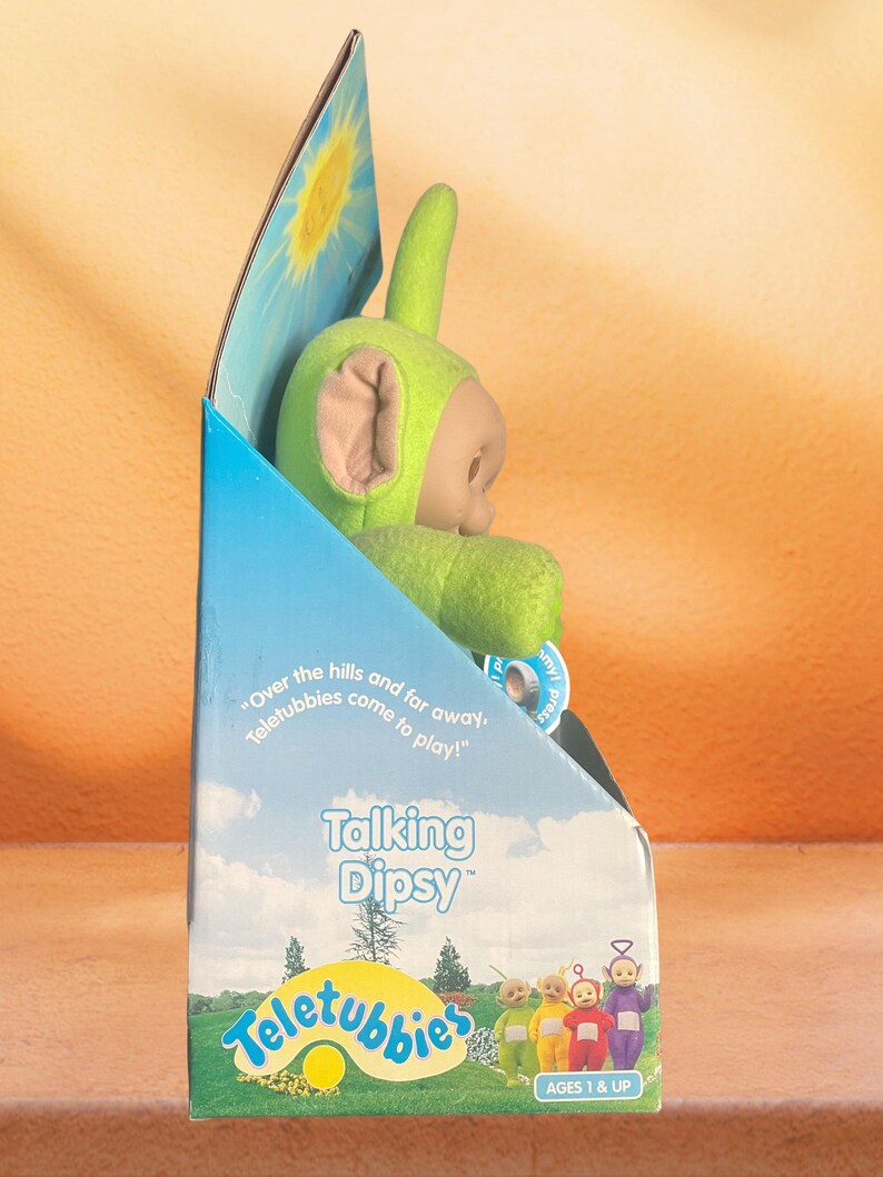 Vintage 1998 Playskool Green Teletubbies Talking Dipsy Plush - Etsy