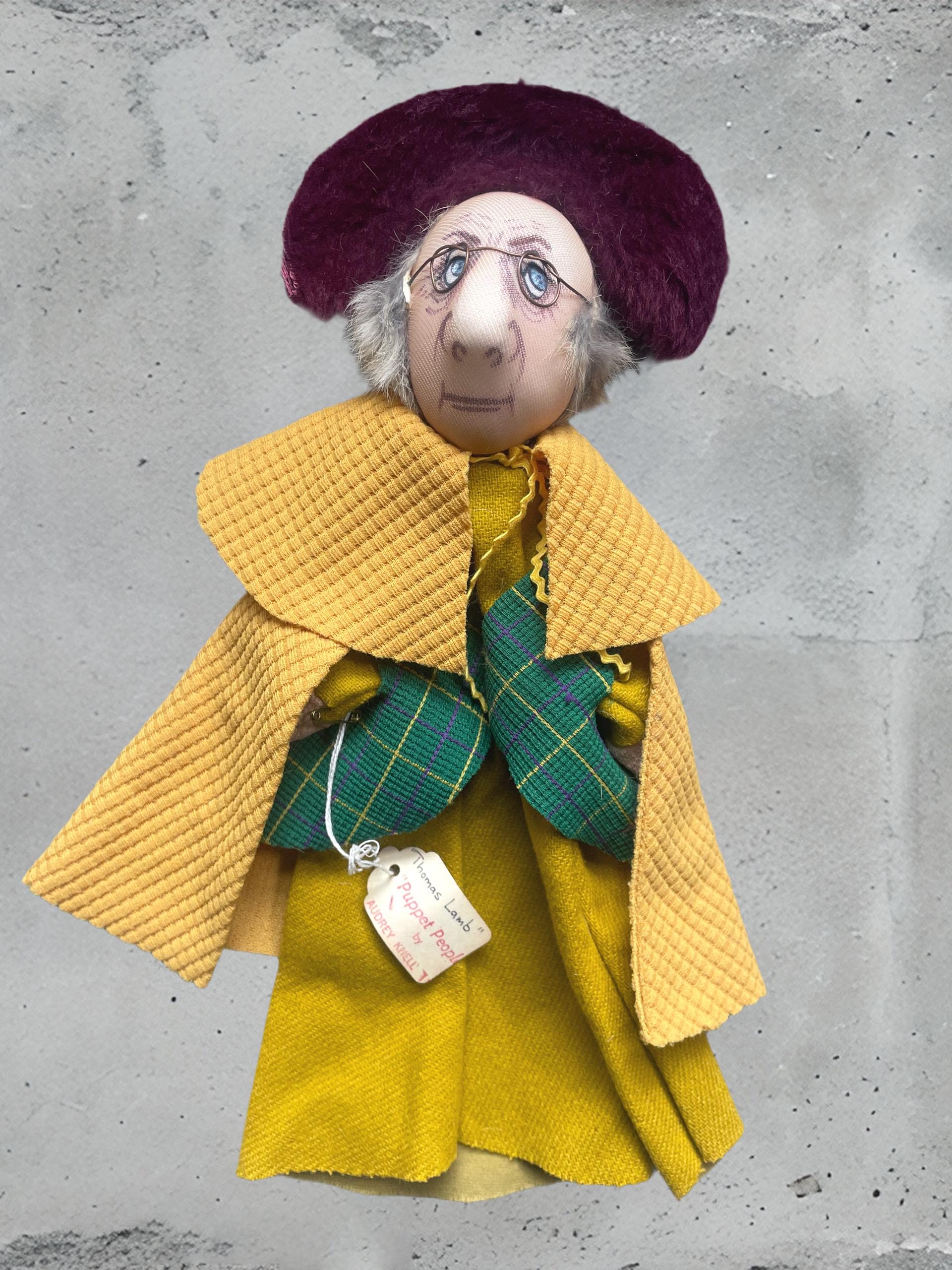 Vintage Puppet People Hand Puppet by Audrey Knell of Thomas Lamb - Etsy