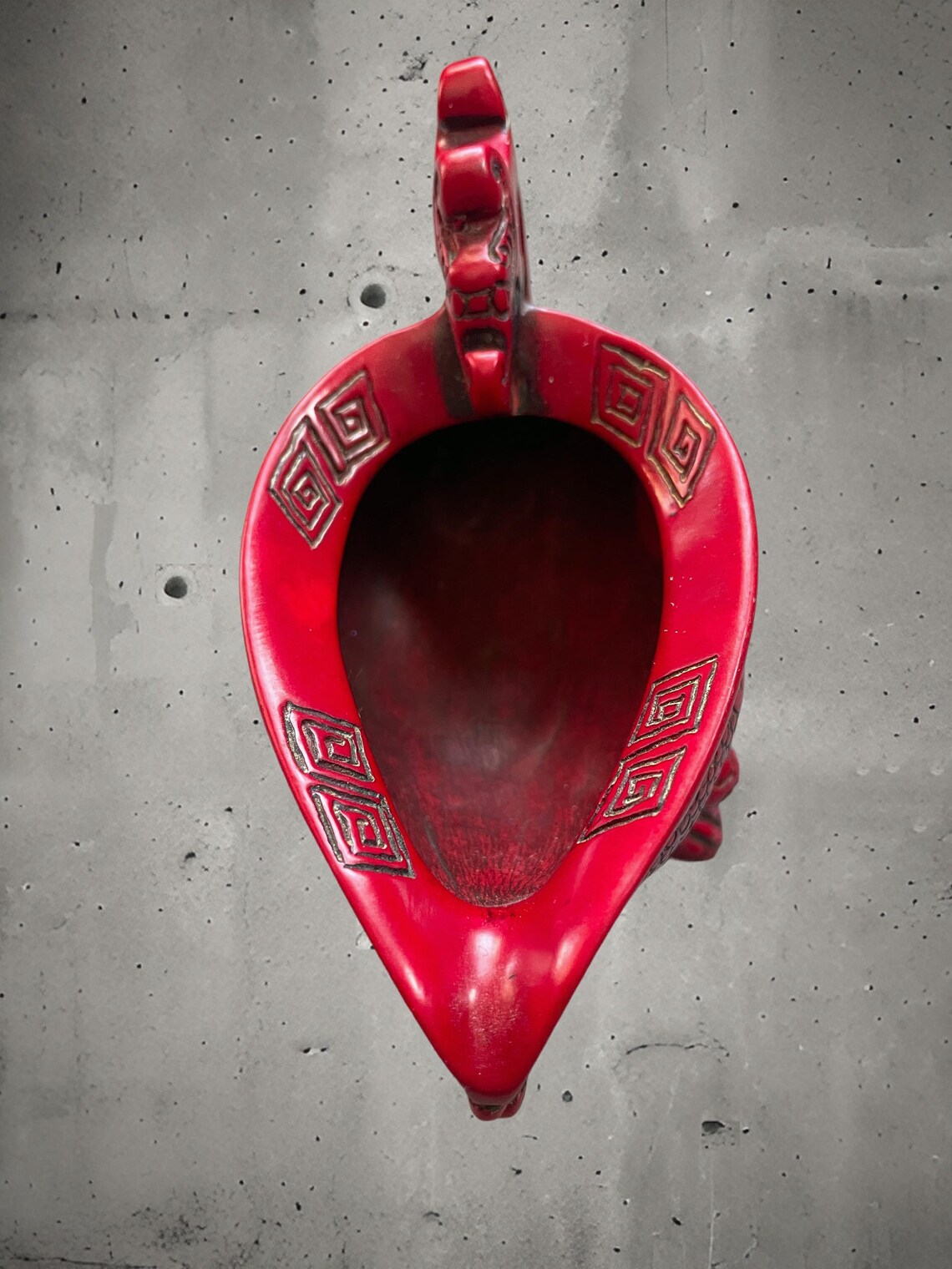 Chinese Antique Tick Red Lacquer Ware Decorative Pattern Tripod Cup - Etsy