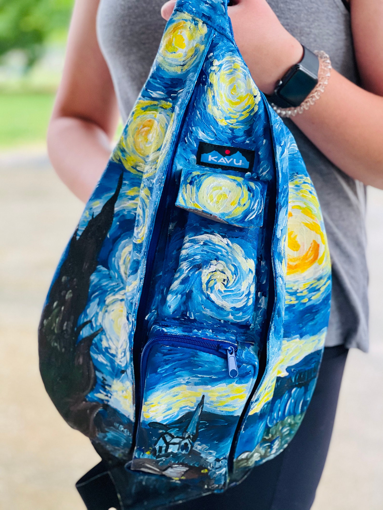 Starry Night bag starry night crossbody bag starry night | Etsy