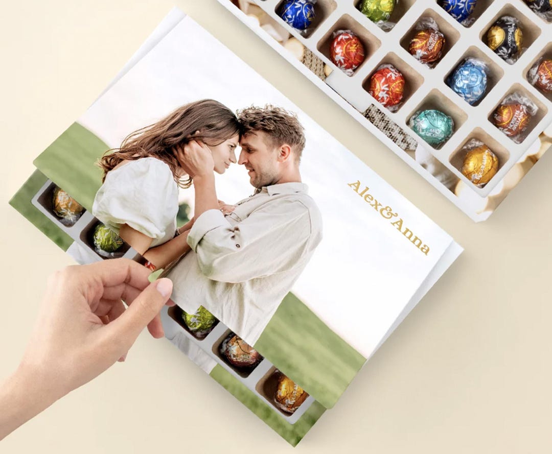 Chocolate Photo Box Gift, Birthday Mother's Father's Day Gift for Him ...