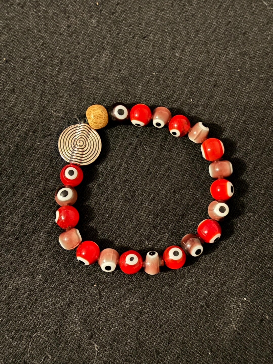 Root & Crown Chakra Evil Eye Bracelet Spiritual Protection ...
