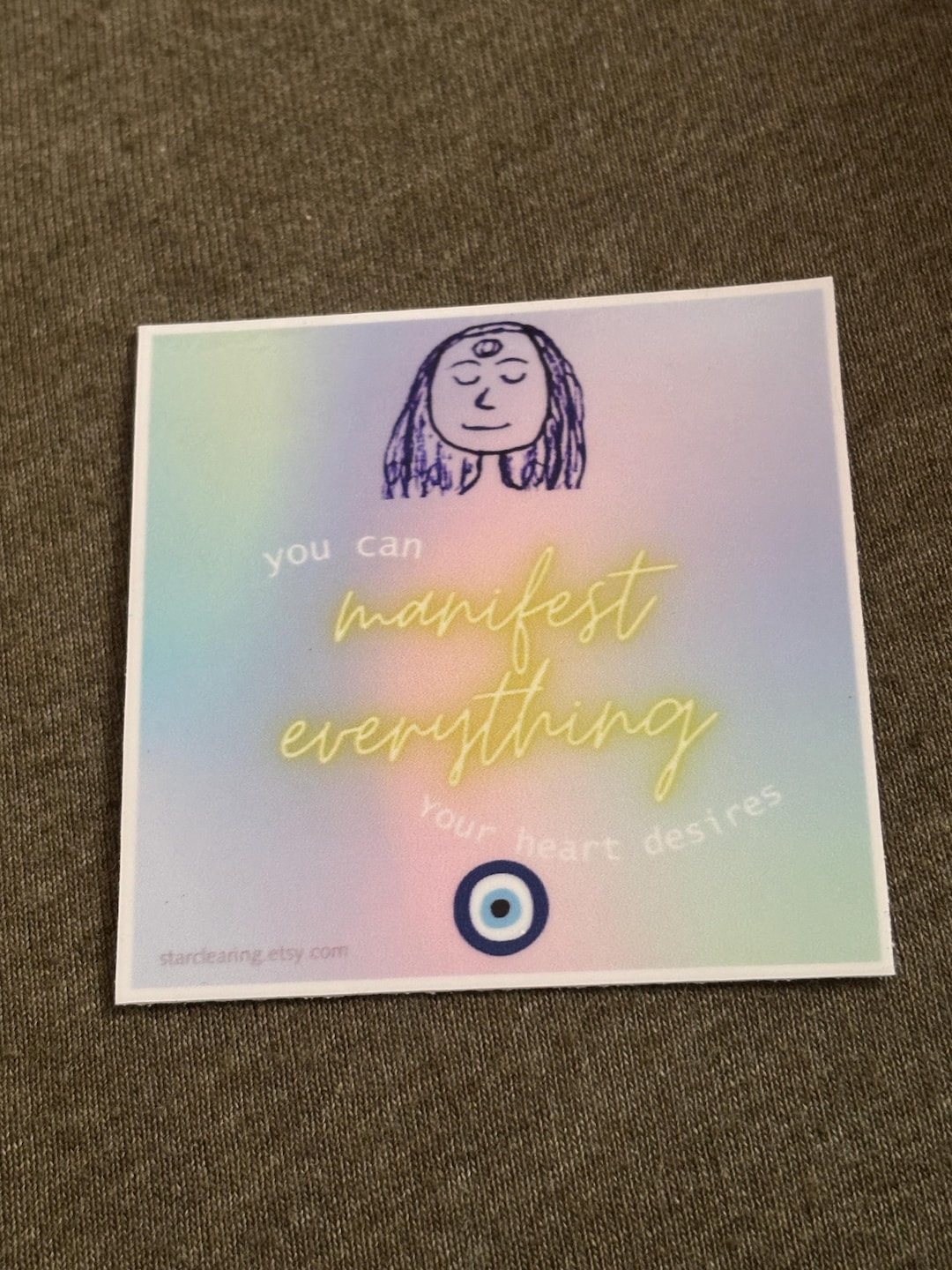 You Can Manifest Everything Your Heart Desires Pastel Sticker ...