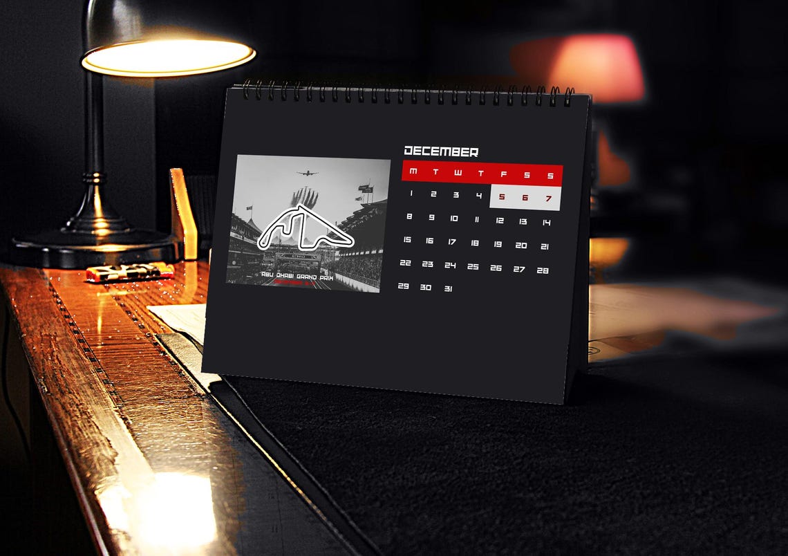 F1 Calendar 2025 Calendar Formula 1 Gift F1 Gift for F1 Fan 2025 F1 ...
