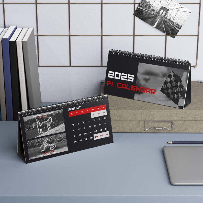 F1 Calendar 2025 Calendar Formula 1 Gift F1 Gift for F1 Fan 2025 F1 ...