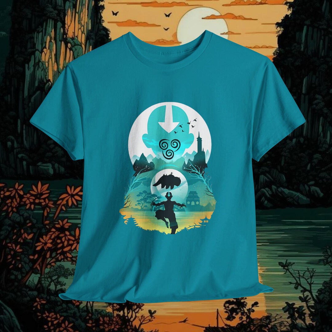 Aang the Avatar From Avatar the Last Airbender Unisex Heavy Cotton T ...