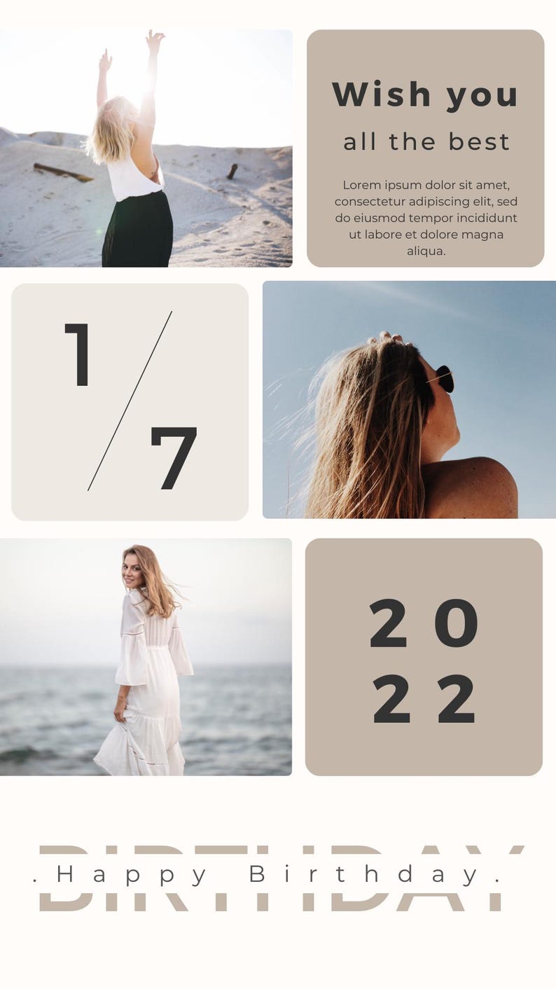 100+ Aesthetic Story Templates - Etsy