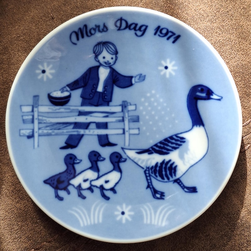 1971 Mors Dag Plate - Etsy
