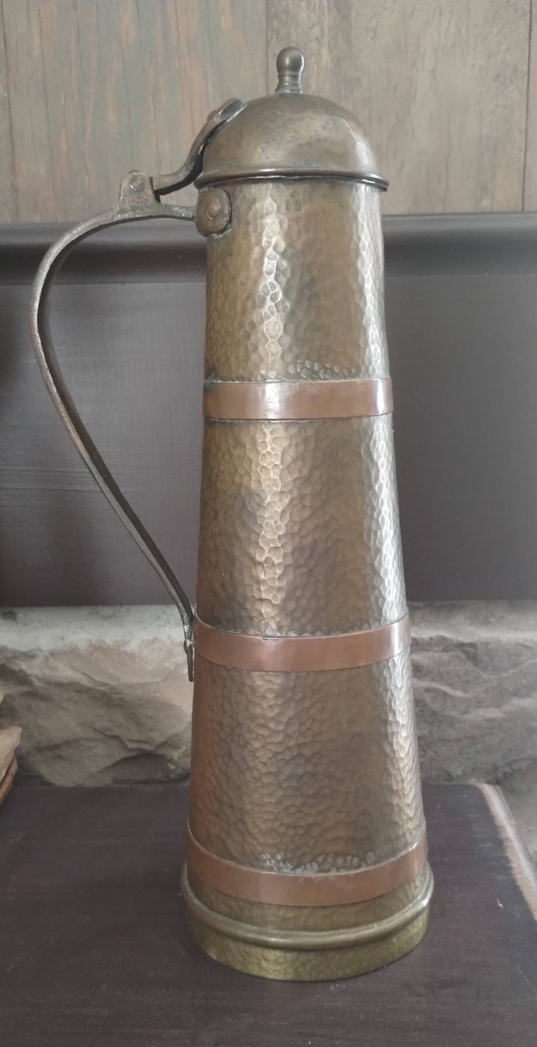 Antique Czarist Imperial Russia Russian Hammered Copper, Brass, Metal ...