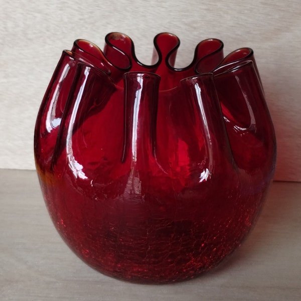 Blenko Pontil Glass Etsy