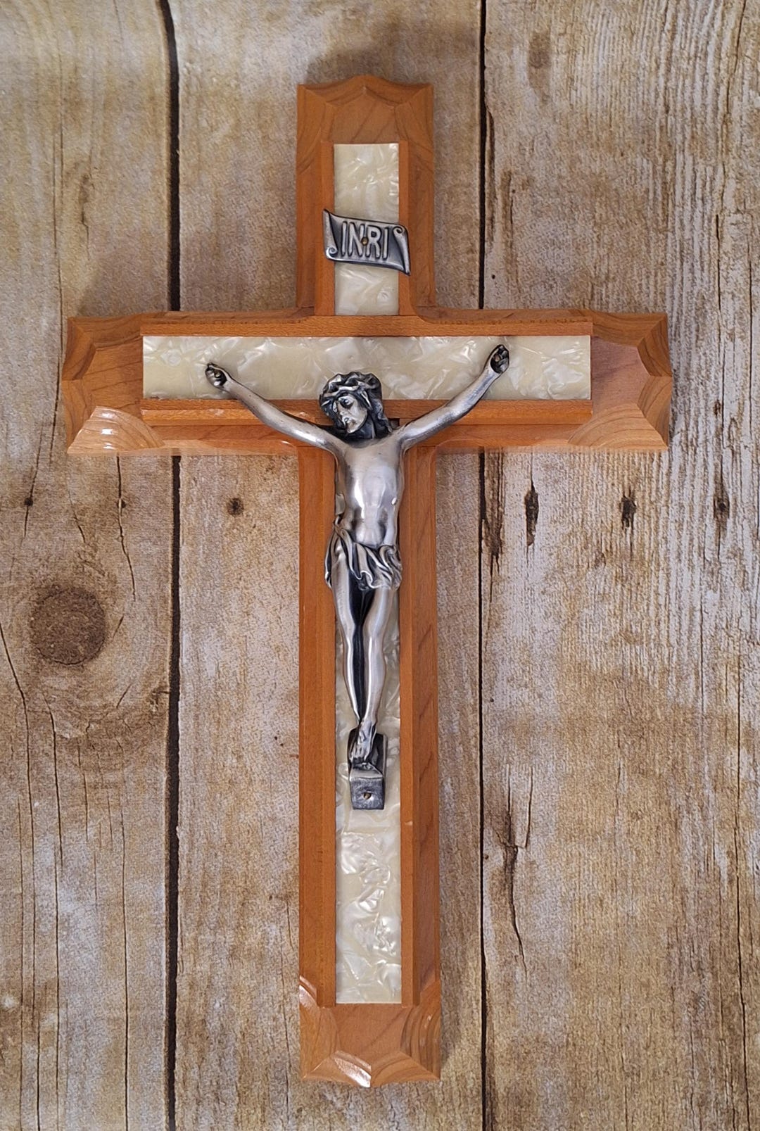 Vintage Catholic Catholicism Sick Call / Last Rites Crucifix Box With ...