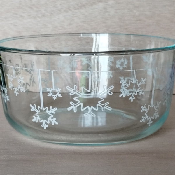Snowflake Pyrex - Etsy