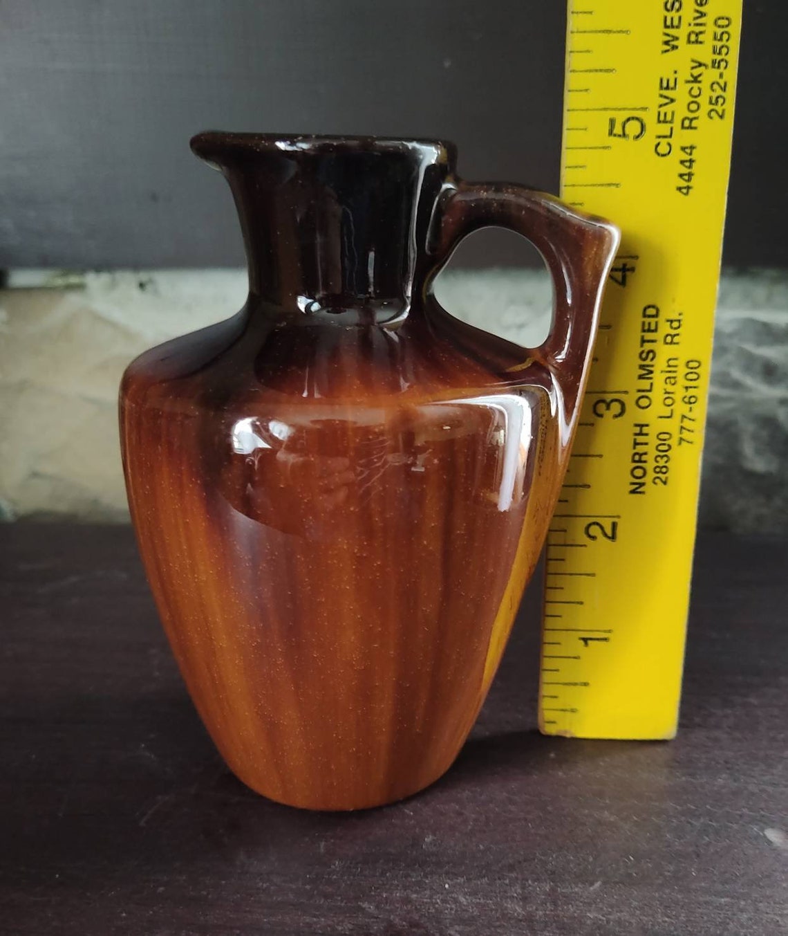 Vintage Syrup Jug / Ewer Art Pottery HURONIA Made in Canada - Etsy