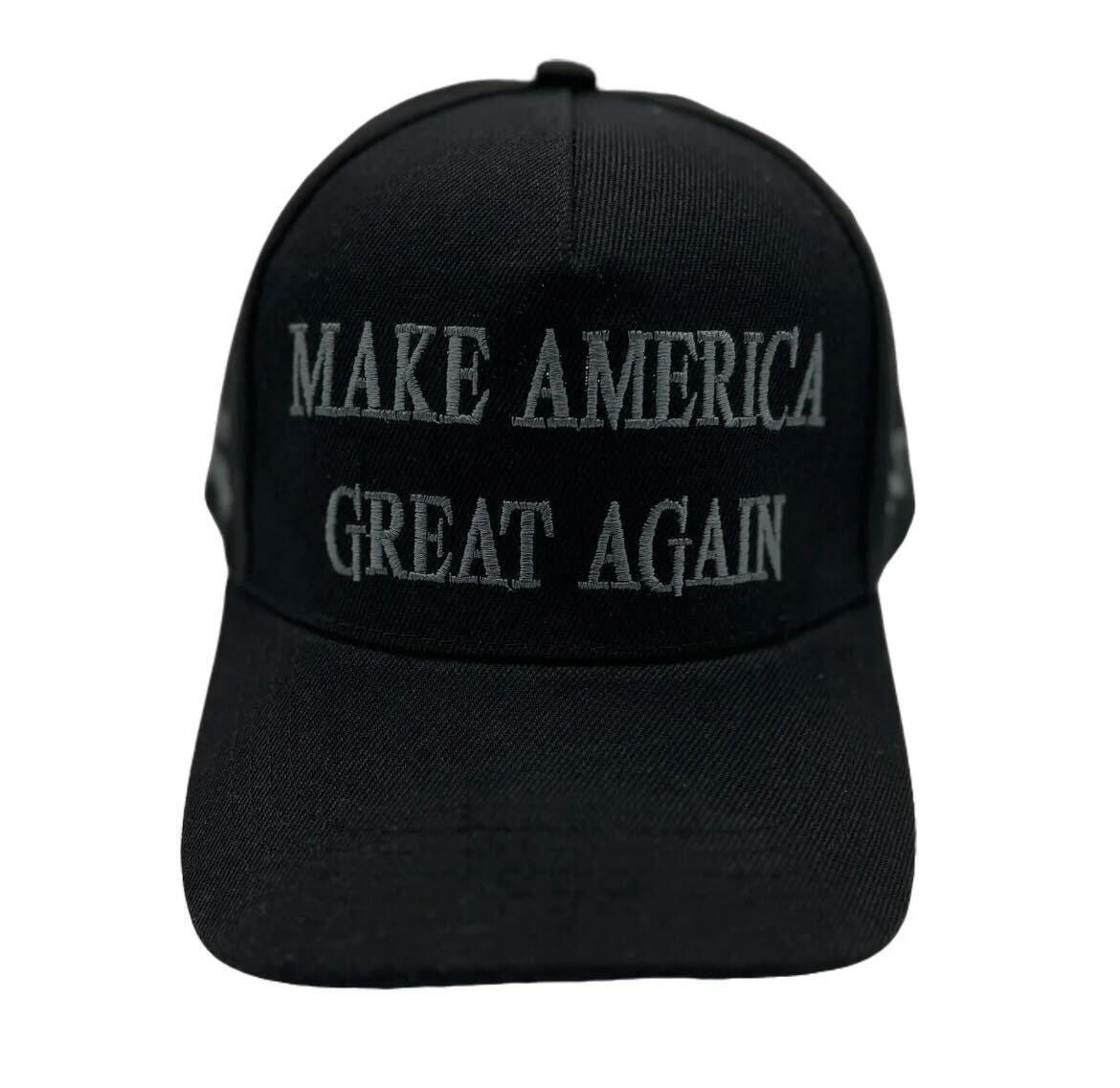 Black MAGA Cap Trump 2024 Embroidered Hat Trump Gift - Etsy