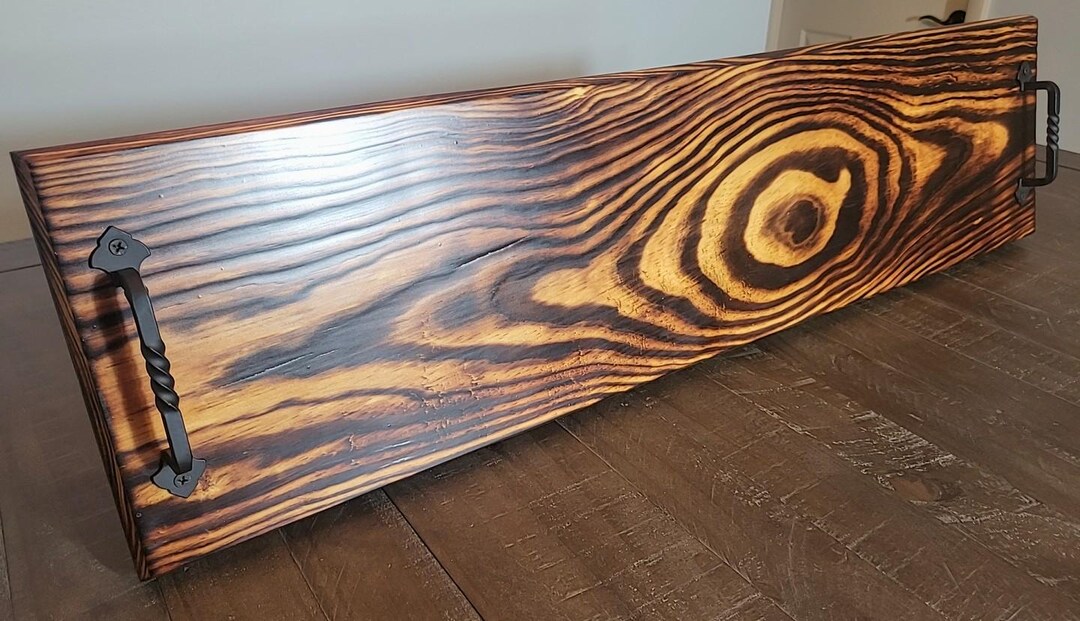 Large Ottoman Tray, Wood Serving Tray - Etsy
