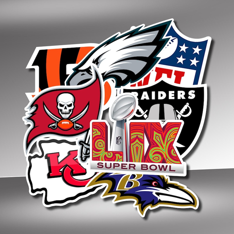 Nfl Team Helmet Decals - Etsy