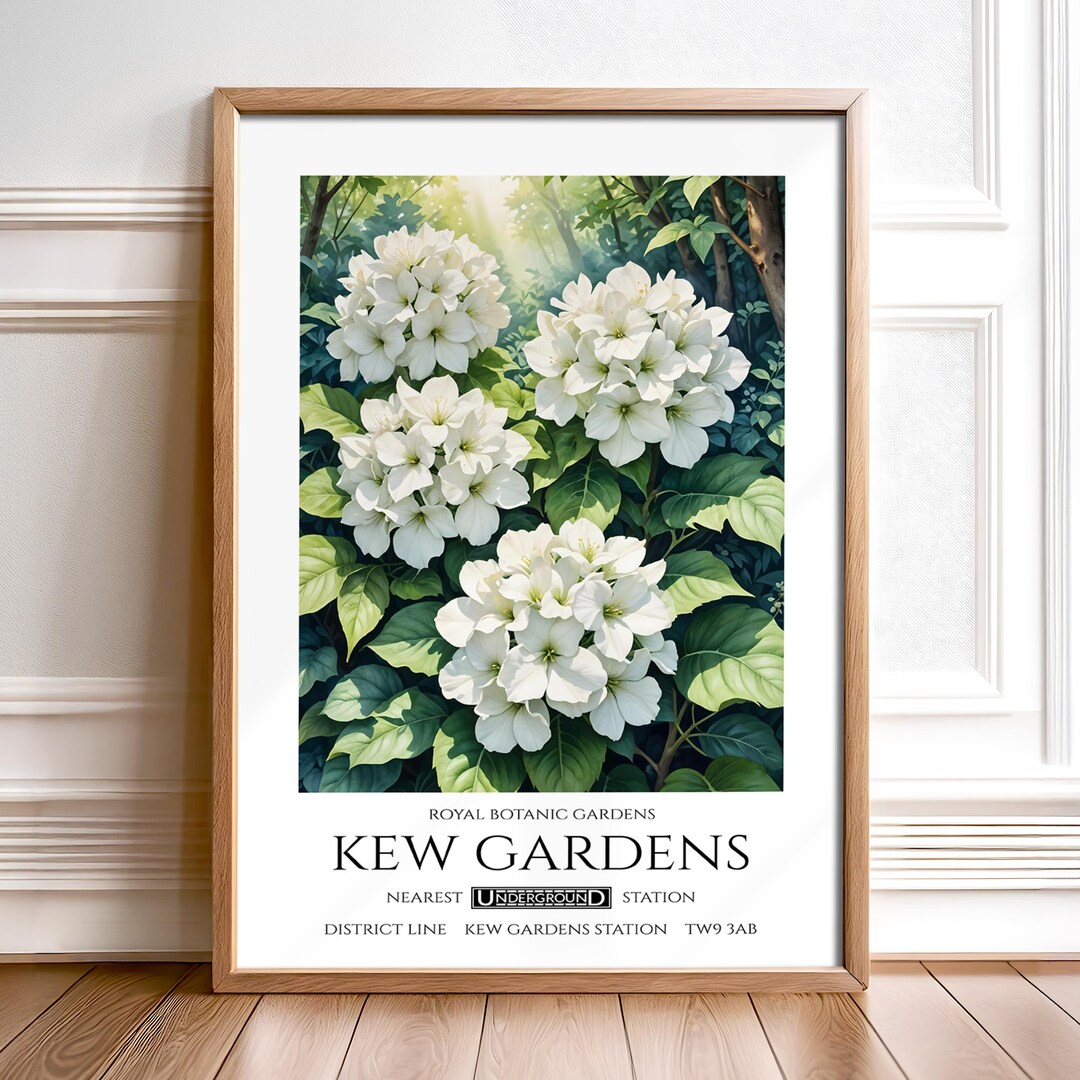 William Morris Inspired Botanical Print Exhibition Poster William Morris Print Exhibition ...