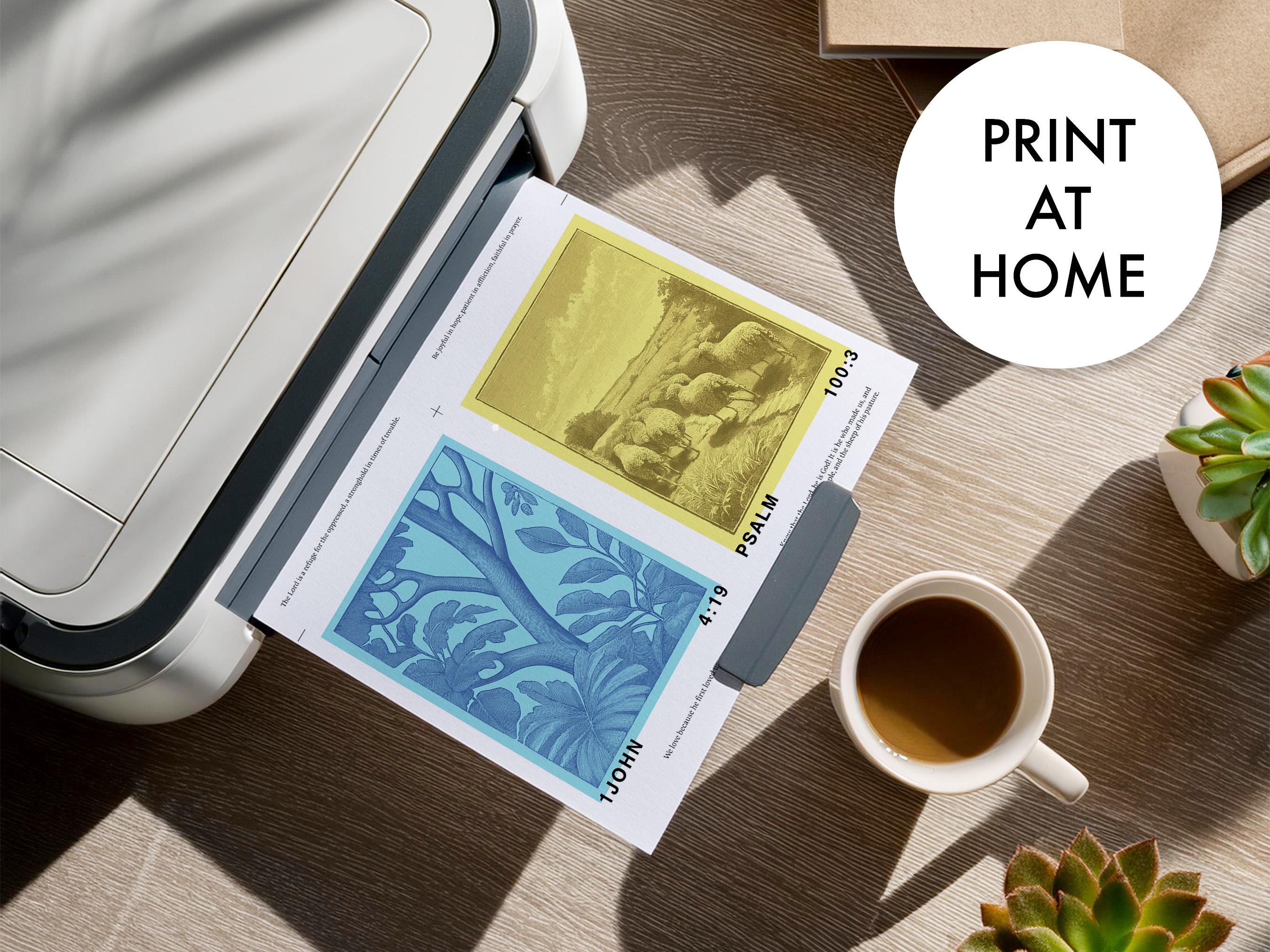 Christian Postcard, Bible Verse Card, Digital Download, Scripture Cards ...