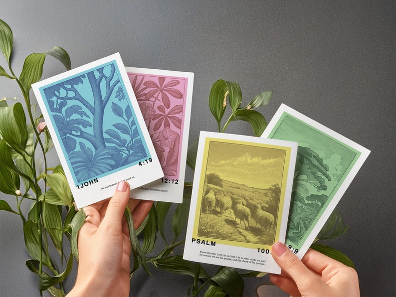 Christian Postcard, Bible Verse Card, Digital Download, Scripture Cards ...