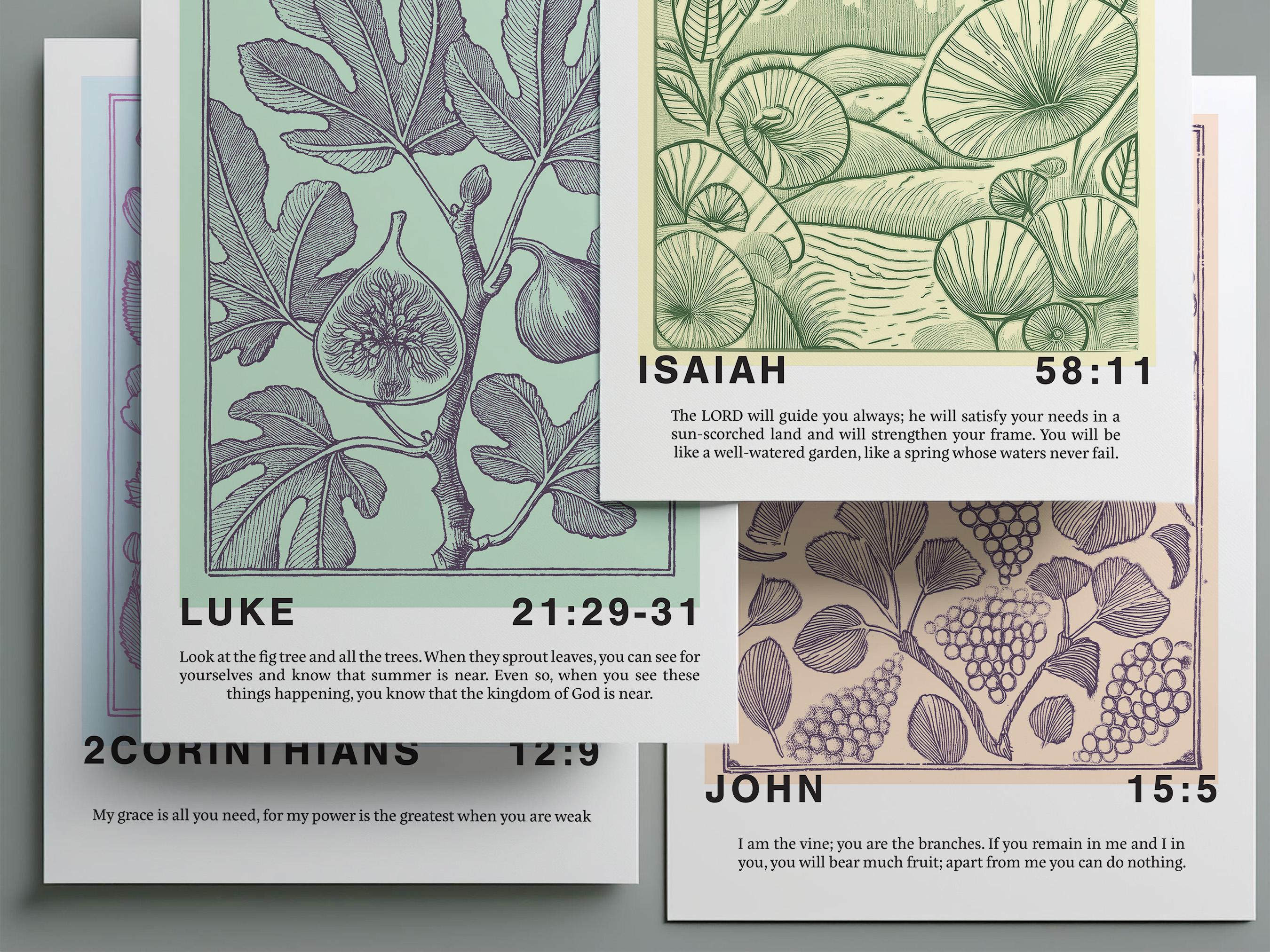 Christian Postcard, Bible Verse Card, Digital Download, Scripture Cards ...