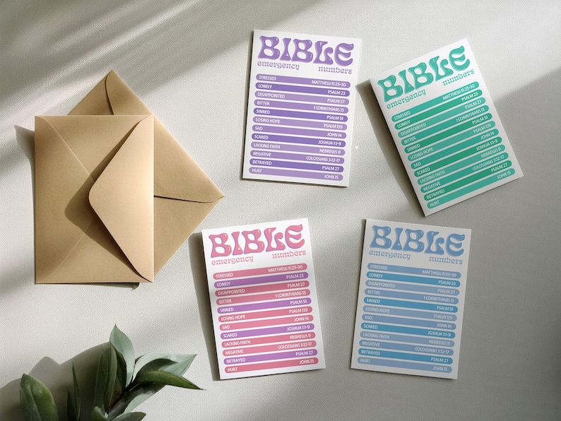 Bible Emergency Numbers, SOS Bible, Christian Postcards, Digital ...