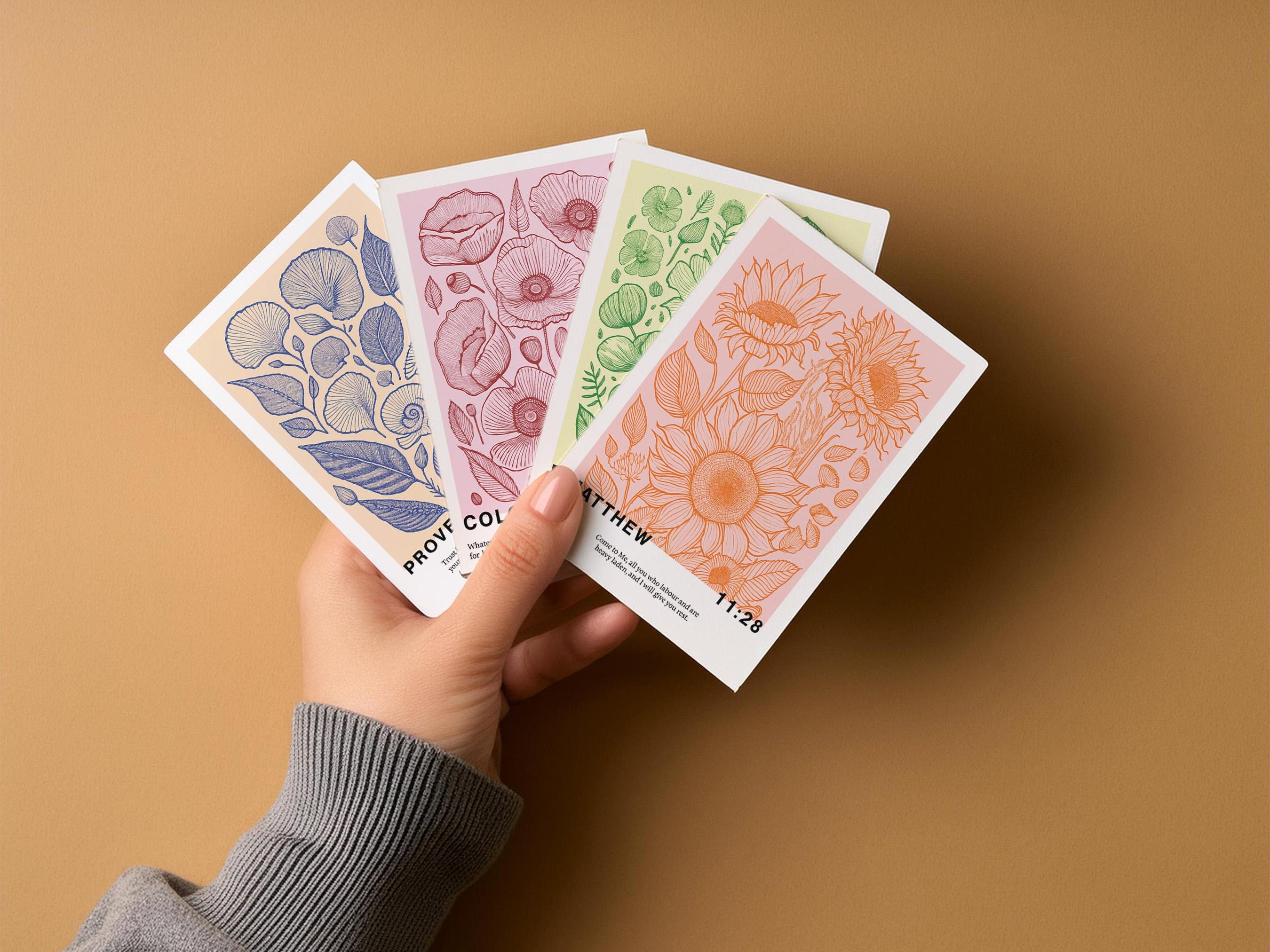 Christian Postcard, Bible Verse Card, Digital Download, Scripture Cards ...