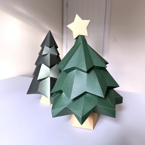 Papercraft Pine Tree Christmas, Paper Craft Pine Tree Model, Pine Tree ...