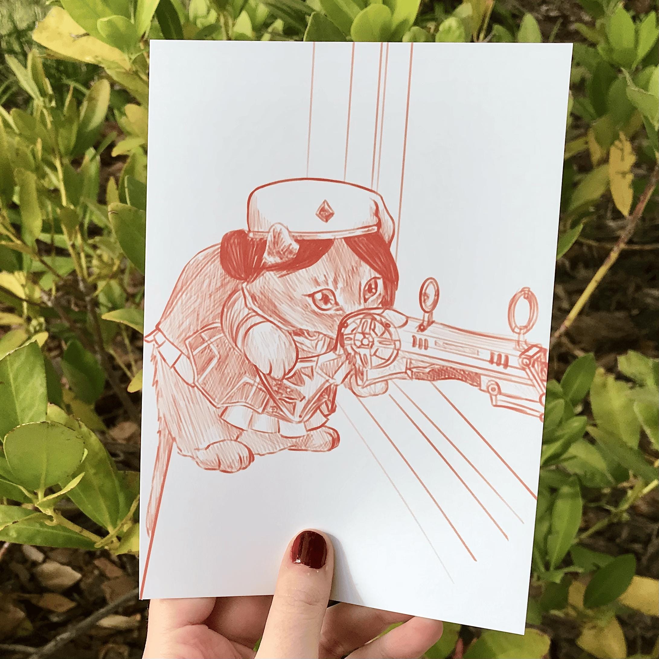 Arcane Caitlyn and Vi Cats Mini Prints - Etsy