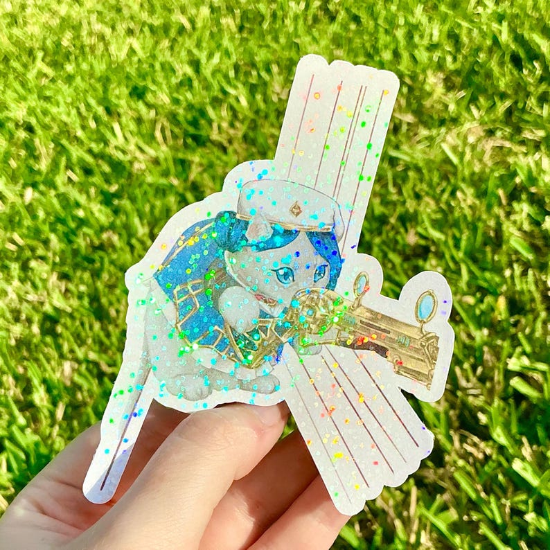 Arcane Caitlyn and Vi Cats Color Holographic Stickers - Etsy