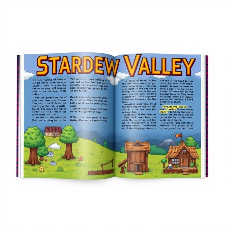 Stardew Valley Guidebook, Cookbook With Planner - Etsy
