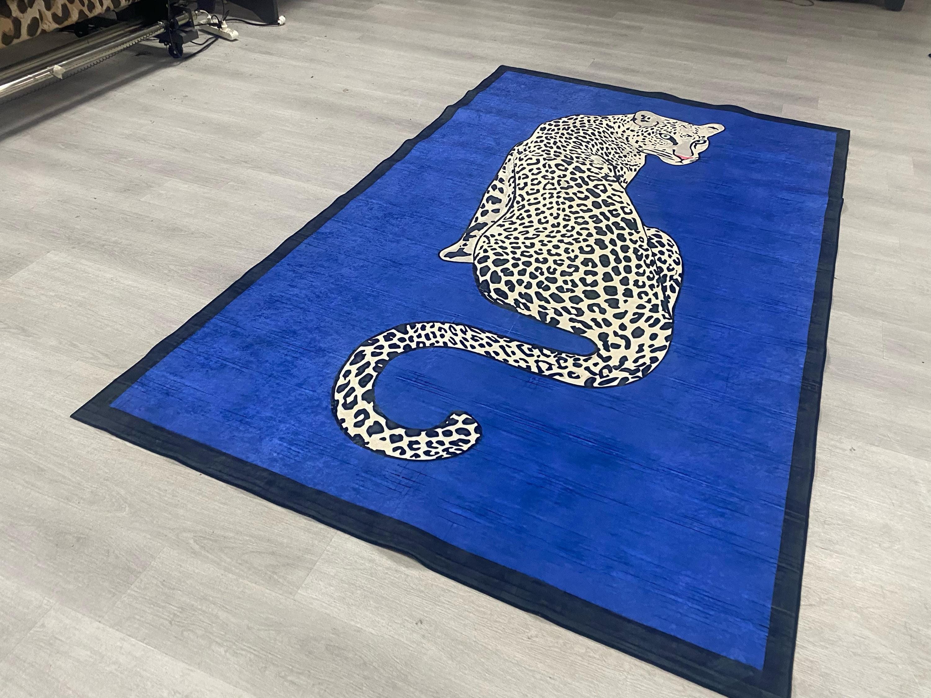 Leopard Pattern Rug,leopard Rug,leopard Themed Rug,animal Rug,leopard ...