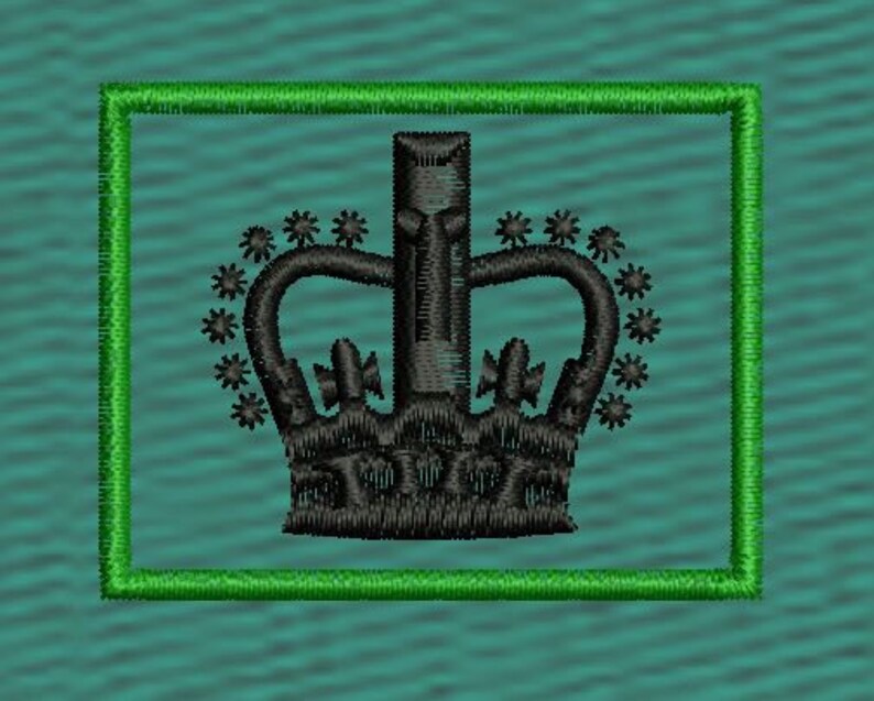 UK Military Rank Embroidery File .DST ZIP File - Etsy