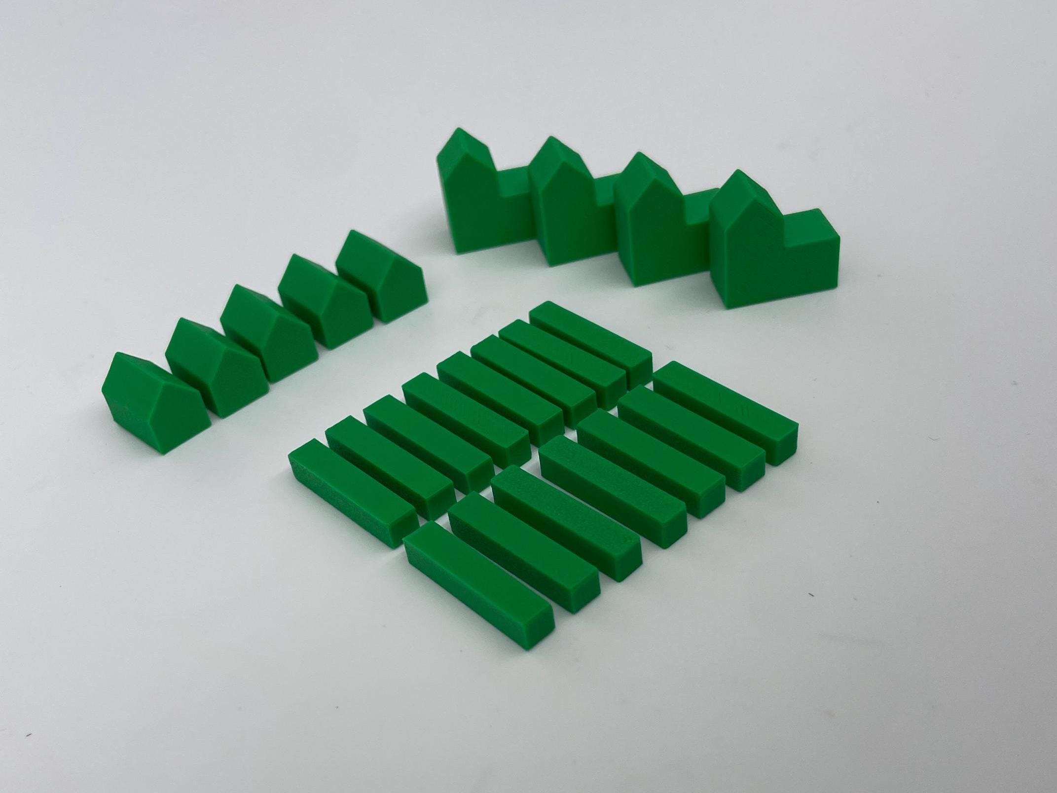 Settlers of Catan Replacement Road, Settlement, and City Pieces - Etsy