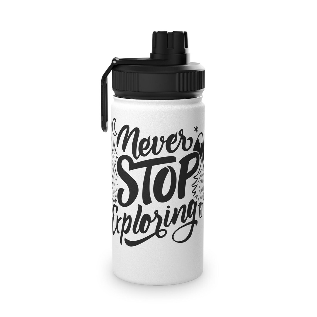 Explorer Stainless Steel Water Bottle, Nature Lovers, Athletes, Men ...