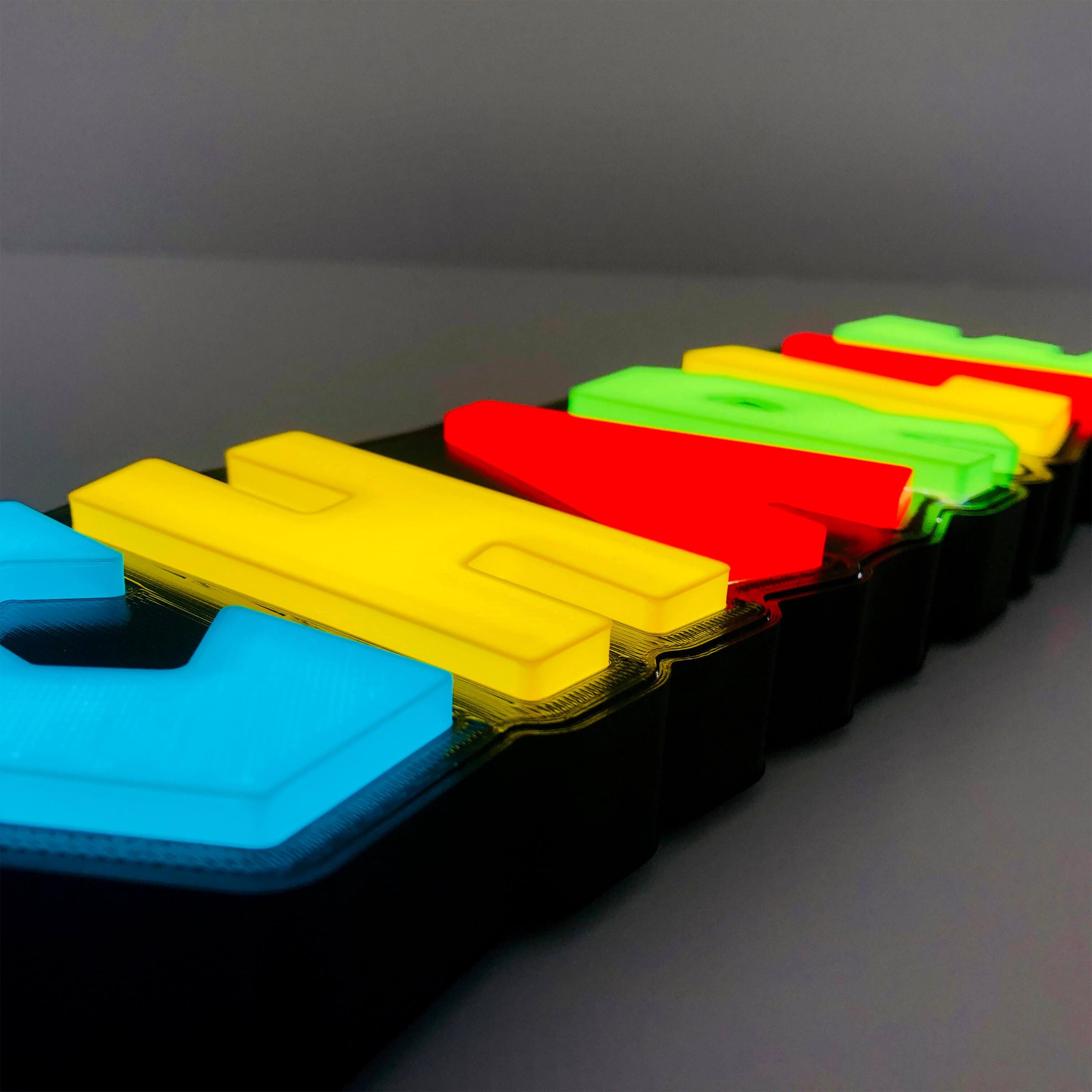 Super Mario LED Name Sign: Custom 3D Light Box - Etsy UK
