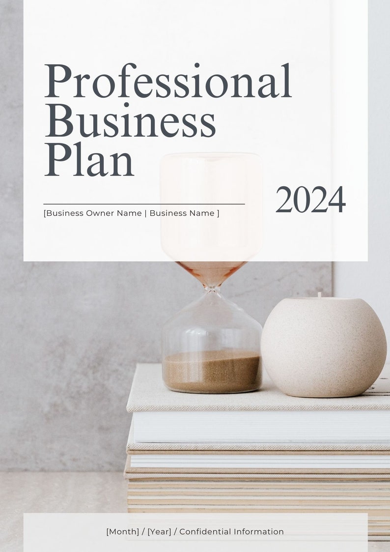 Professional Business Plan Template - Etsy