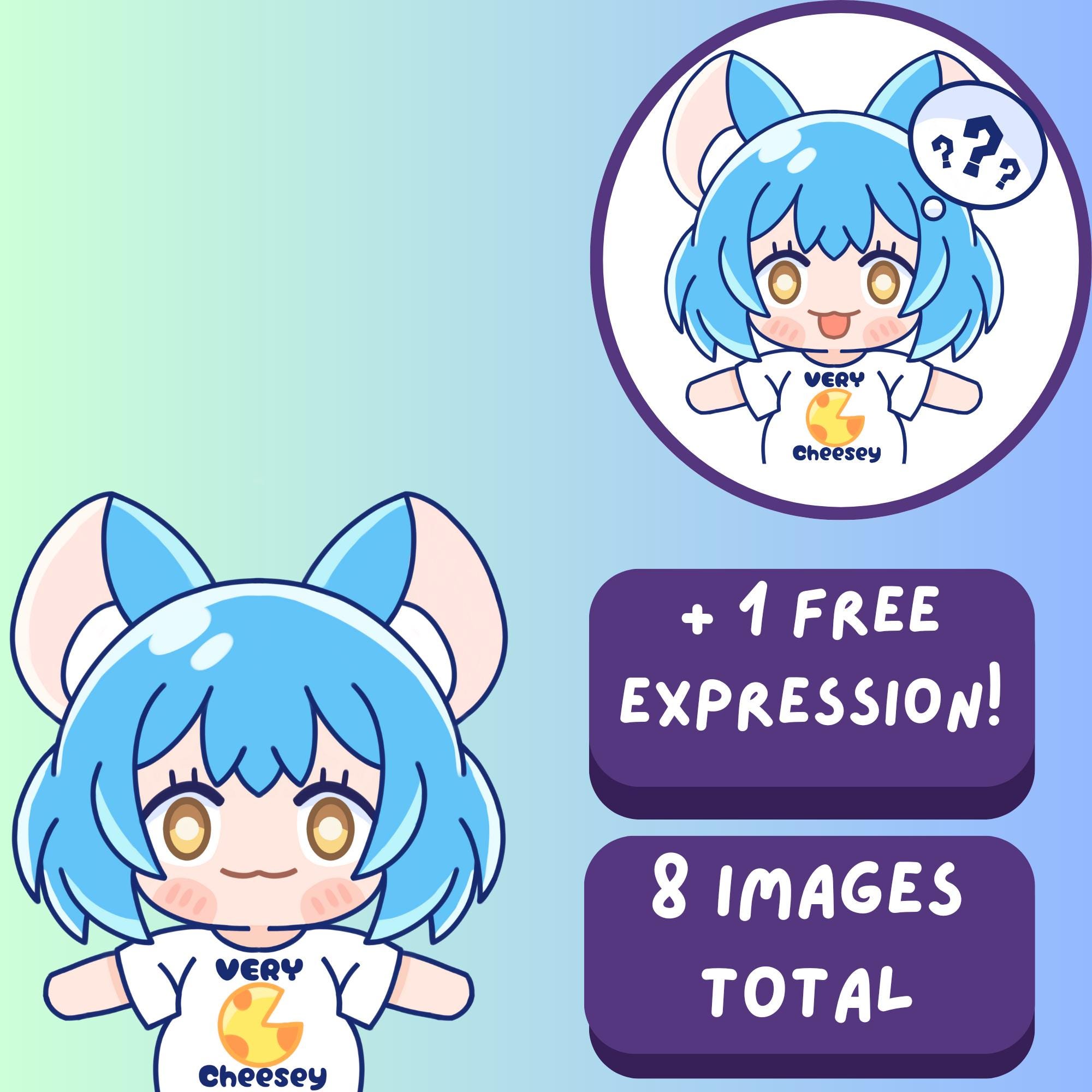 Pngtuber --mouse Girl-- - Etsy