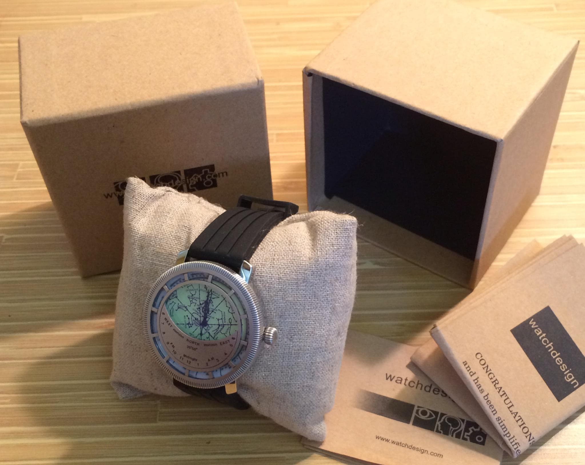 Planisphere Star Map Watch: Night Sky Constellation Timepiece - Etsy